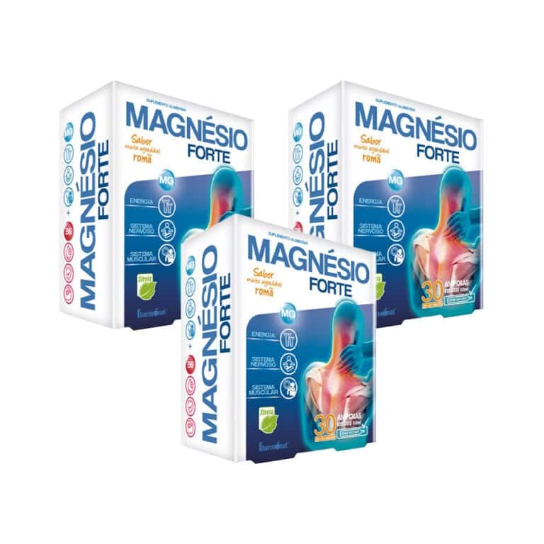Magnésio Forte Pack 3 x 30 Ampolas Fharmonat - Peixe Verde