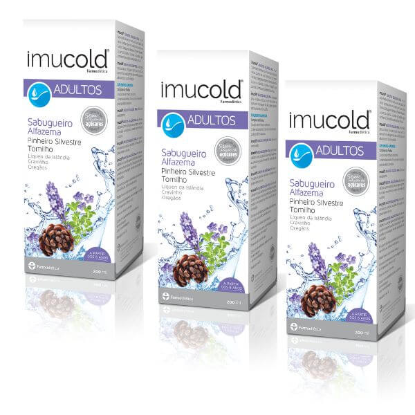 Imucold Adulto Pack 3 x 200 ml Xarope Farmodiética - Peixe Verde