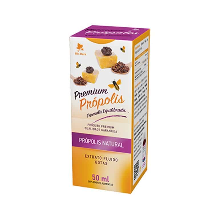 Premium Própolis Gotas 50ml BioHera - Peixe Verde