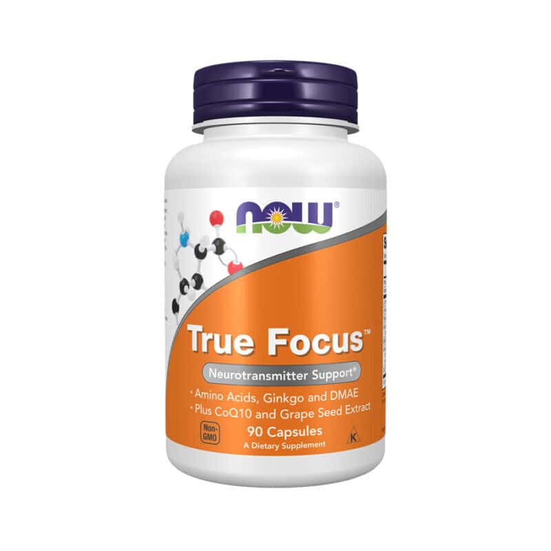 True Focus 90 Cápsulas Now Foods - Peixe Verde